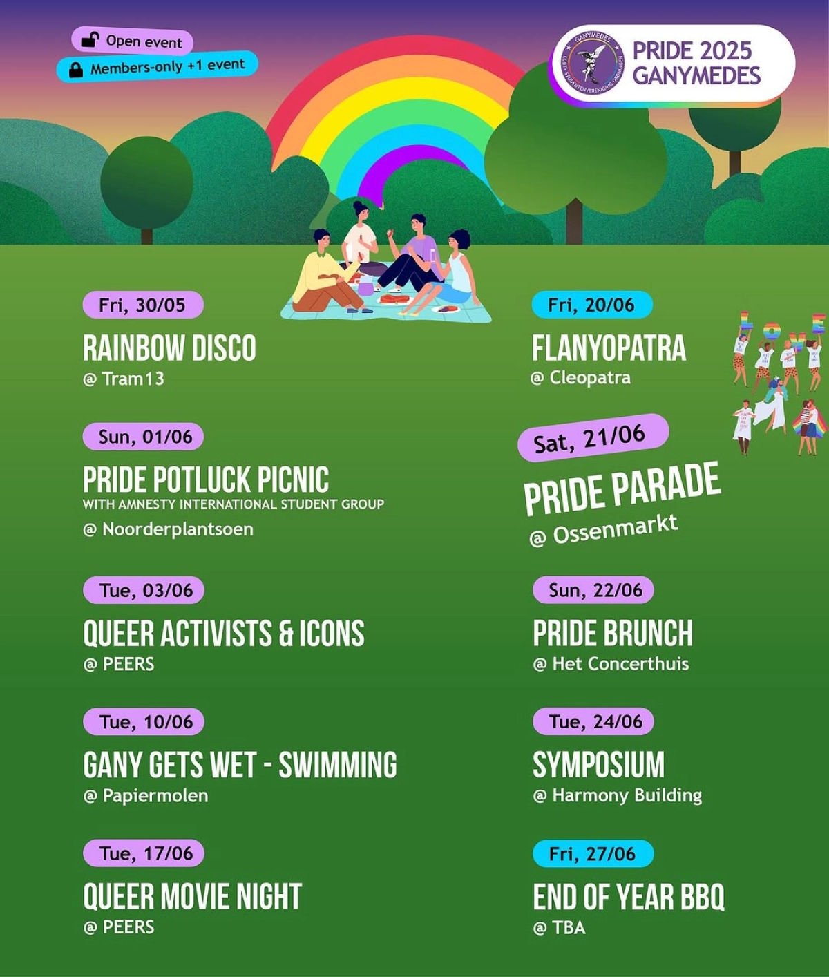 Pride Brunch | Ganymedes - Open Event | Stay in Groningen